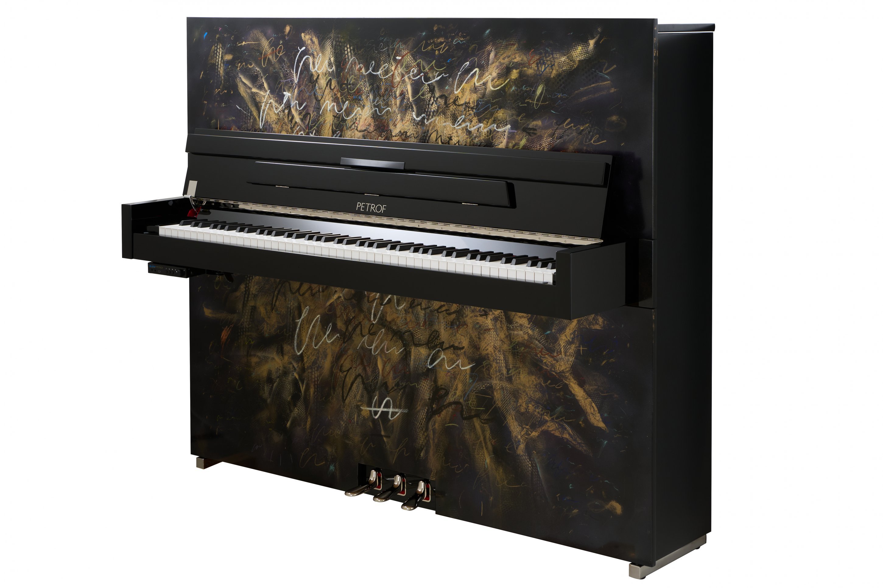 PETROF Gemini: A high-end upright piano with an epoch-making design ...